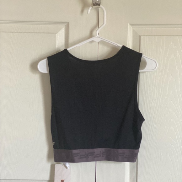 Fabletics | Tops | Nwt Fabletics Cashel Twist Front Tank Blackshadow ...